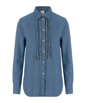 Aspesi Long-sleeved Shirt With Frills