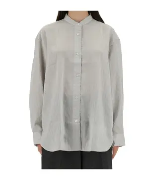 Studio Nicholson Dilys Striped Shirt - Gray