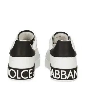 Dolce & Gabbana Logo-patch Lace-up Sneakers - White