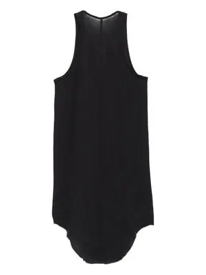 Rick Owens Sleeveless Ribbed Tank Top - Black