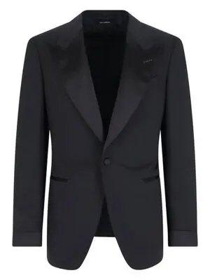 TOM FORD Single-breasted Two-piece Tailored Suit - Black