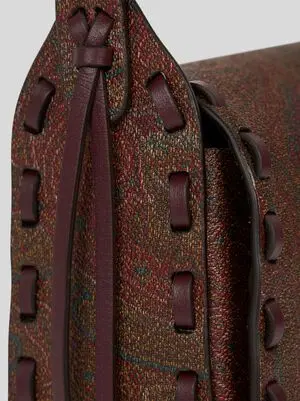 Etro Small Drya Paisley Jacquard Crossbody Bag - Brown