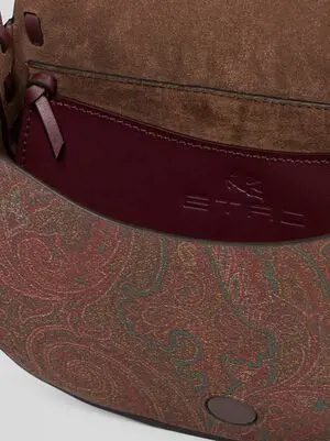 Etro Small Drya Paisley Jacquard Crossbody Bag - Brown