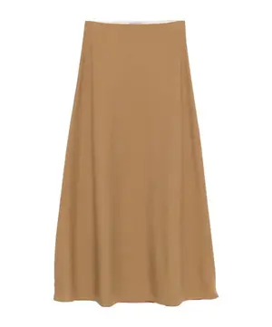 Alberta Ferretti High-waisted Midi Skirt - Brown