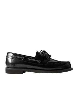 Brunello Cucinelli Lace-up Loafers With Monili Bead Embellishments