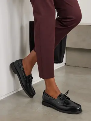 Brunello Cucinelli Lace-up Loafers With Monili Bead Embellishments