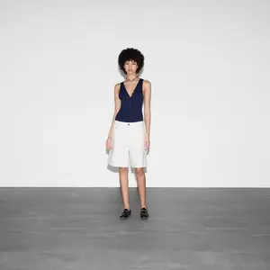 Gucci Gg Jacquard Denim Bermuda Shorts