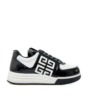 Givenchy G4 Round Toe Low-top Sneakers - Black