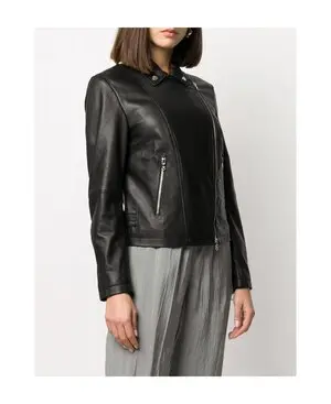 Emporio Armani Leather Biker Jacket