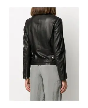 Emporio Armani Leather Biker Jacket