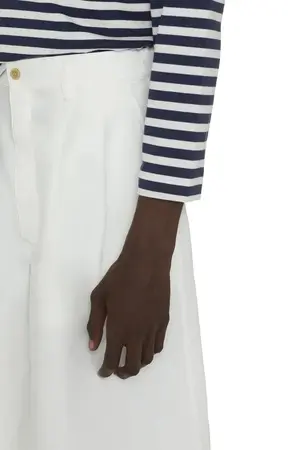 Comme Des Garçons Knee-length Twill Shorts - White