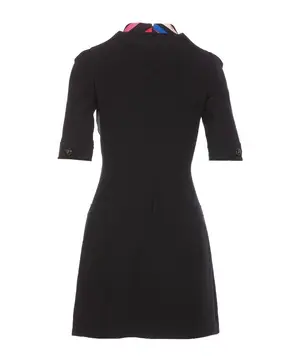 Emilio Pucci Short Sleeve Patterned Mini Dress