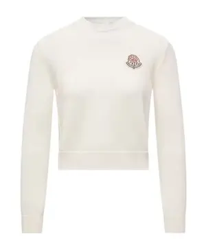 Moncler Logo Patch Crewneck Jumper