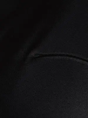 COURREGES Backless Satin Maxi Dress - Black
