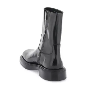 FERRAGAMO Formia Round-toe Ankle Boots