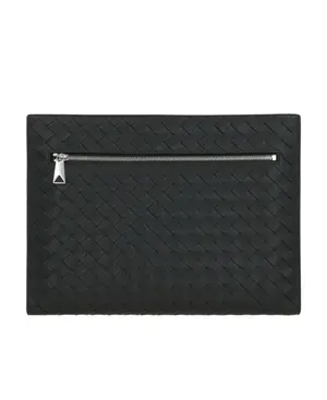 Bottega Veneta Double Chain Handbag - Black