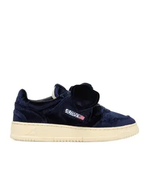 AUTRY Velvet Bow Sneakers - Blue