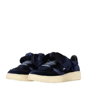 AUTRY Velvet Bow Sneakers - Blue
