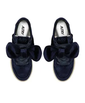 AUTRY Velvet Bow Sneakers - Blue