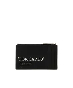 Off-White Zip-up 4-slot Cardholder