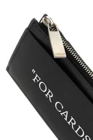 Off-White Zip-up 4-slot Cardholder