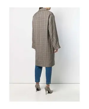 Stella McCartney Double-breasted Plaid Coat