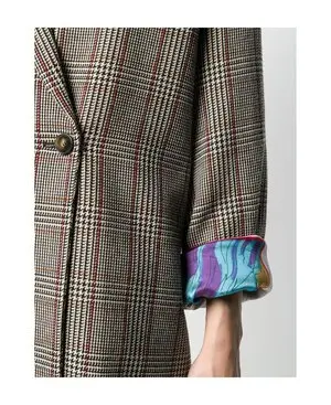 Stella McCartney Double-breasted Plaid Coat