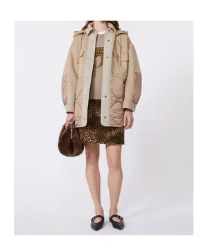 Max Mara Padded Coat In Double-sided Wool And Nylon