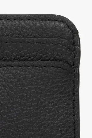 Chloé Engraved Logo Card Case - Black