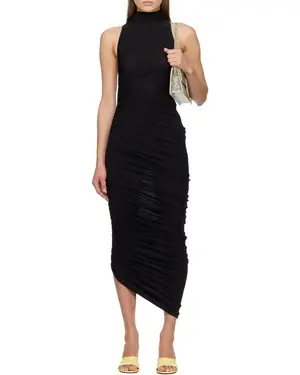Jacquemus The Piazza Sleeveless Midi Dress - Black