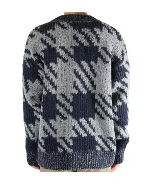 Dries Van Noten V-neck Knitted Jumper - Navy
