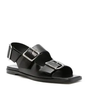 AeydĒ Thekla Leather Sandals - Black