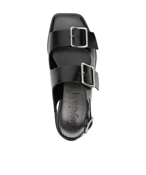 AeydĒ Thekla Leather Sandals - Black