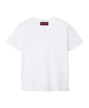 Gucci Embroidered Cotton Jersey T-shirt