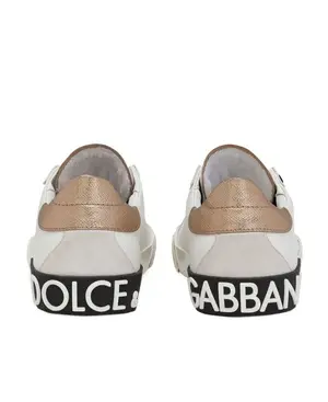 Dolce & Gabbana Portofino Low-top Sneakers With Logo Detailing