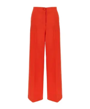 Brioni Pleated Wide-leg Stretch Trousers - Red