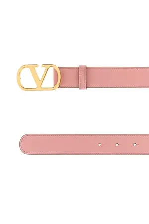 Valentino Garavani Vlogo Signature Buckled Leather Belt