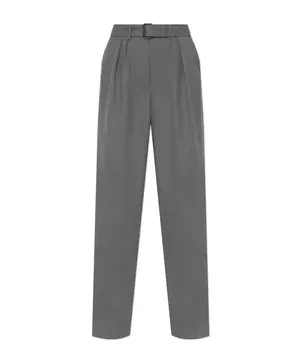 Dries Van Noten Belted Pleated Trousers