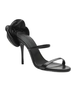 Magda Butrym Stiletto Heeled Sandals With Rose Detailing