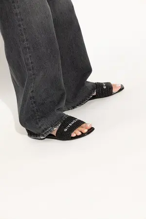 Givenchy 4g Open Toe Slip-on Slides