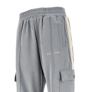 Palm Angels Logo Embroidered Cargo Trousers