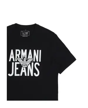 Emporio Armani Navy Blue Short-sleeved T-shirt