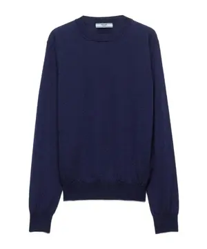 Prada Long Sleeve Crew Neck Sweater