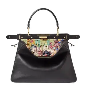 Fendi Peekaboo Iseeu Medium Tote Bag - Black