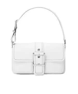 Michael Kors Colby Medium Shoulder Bag - White