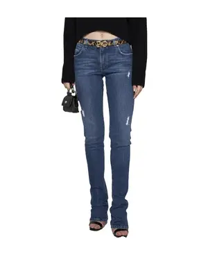 Dolce & Gabbana Mid-rise Distressed Jeans