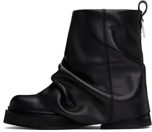 Attico The Mini Robin Ankle Boots - Black