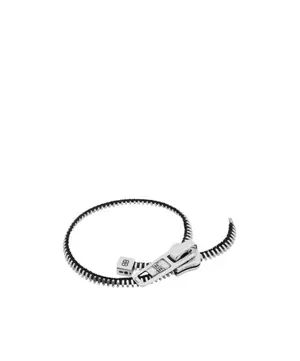 Balenciaga Zipper Bracelet With Engraved Logo