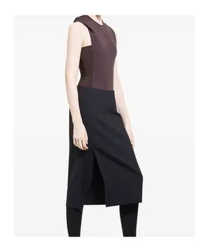 COURREGES Hooded Bodysuit - Brown