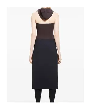 COURREGES Hooded Bodysuit - Brown